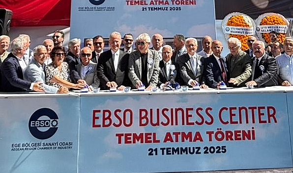 İZMİR İŞ DÜNYASINI BULUŞTURAN TÖREN... EBSO CENTER, ŞUBAT'TA AÇILACAK ...